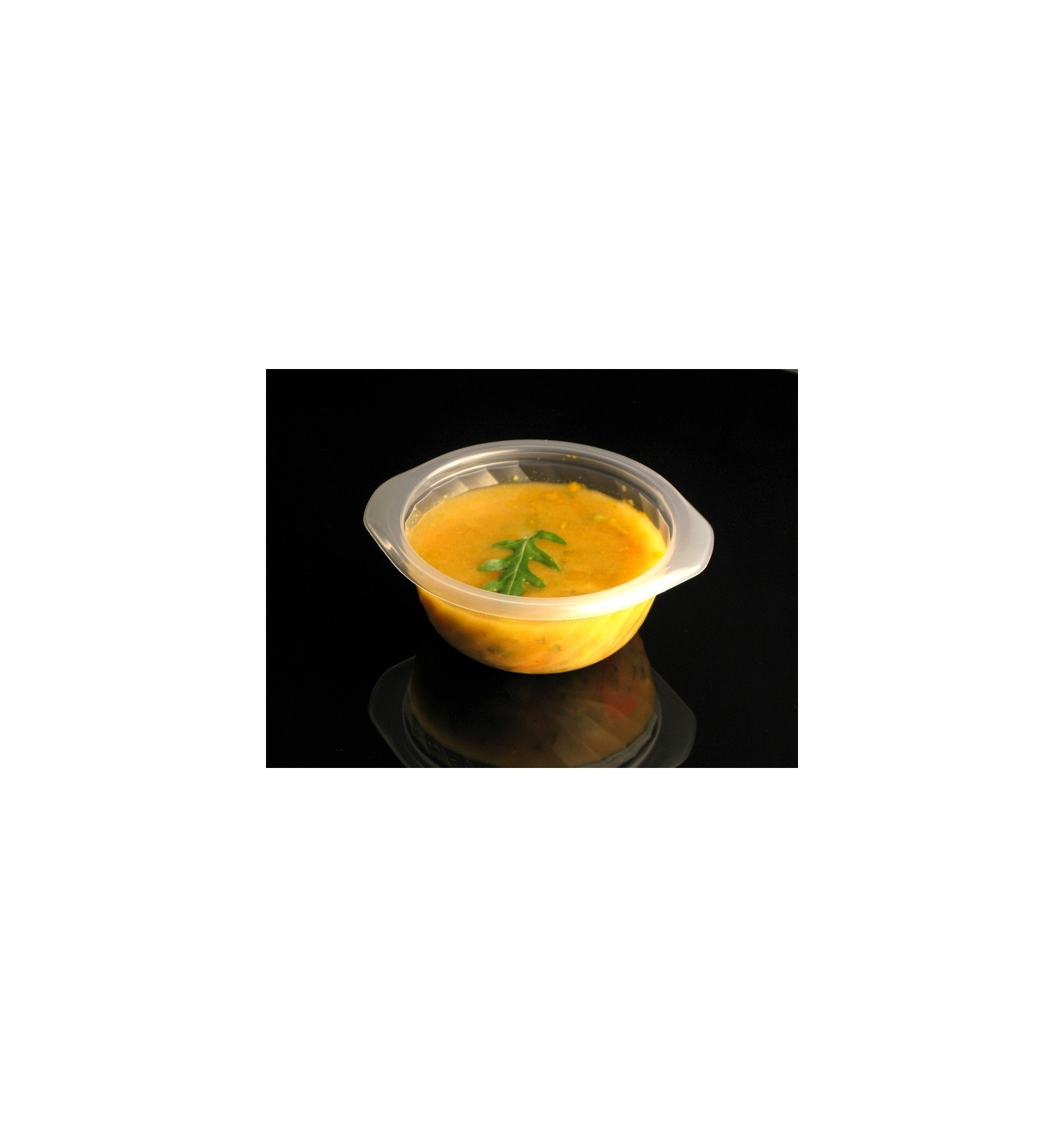 BOL A SOUPE PLASTIQUE JETABLE 40 CL TRANSLUCIDE