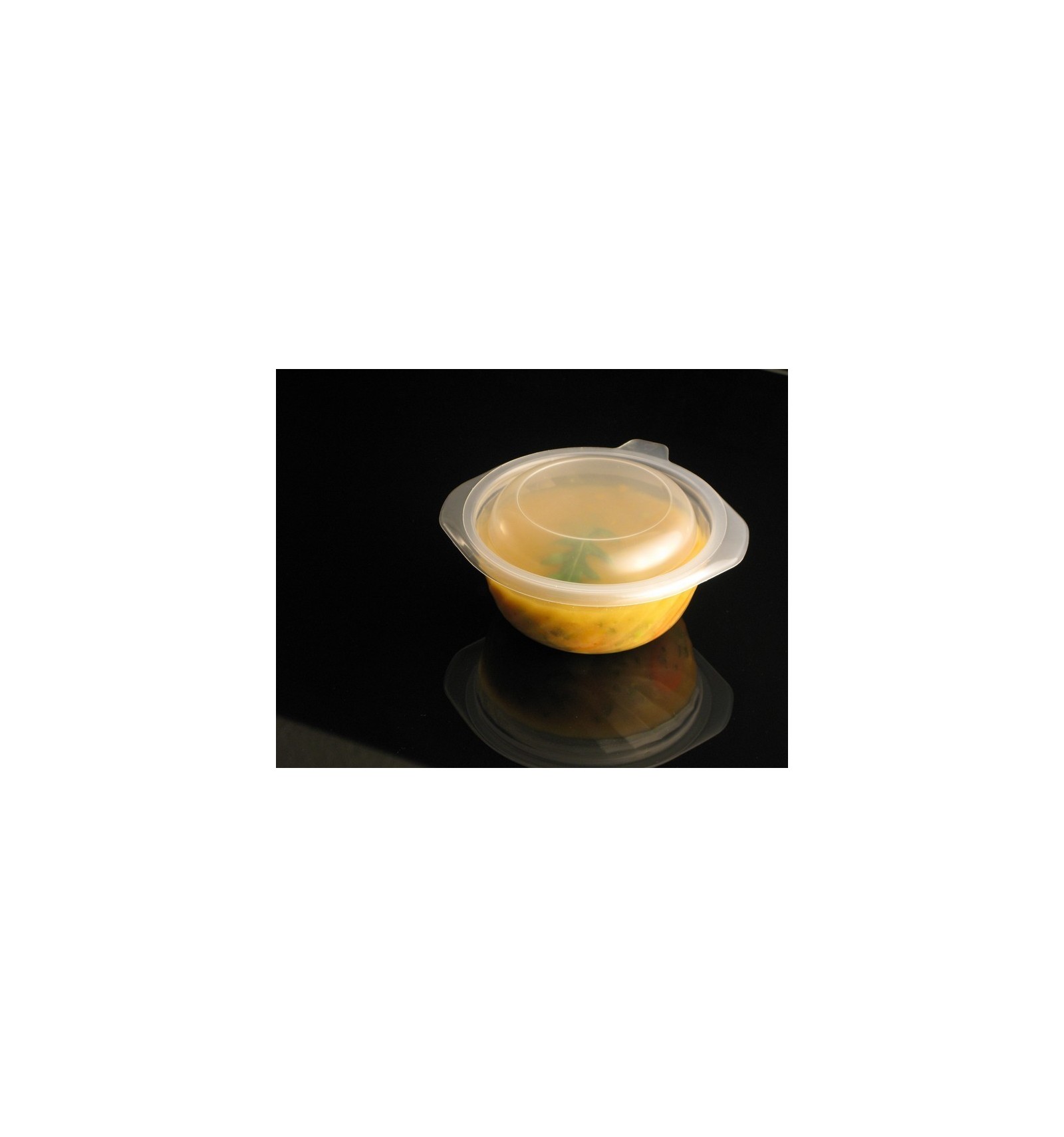 BOL A SOUPE PLASTIQUE JETABLE 40 CL TRANSLUCIDE
