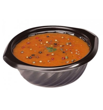 bol plastique jetable a soupe 40 cl noir pas cher